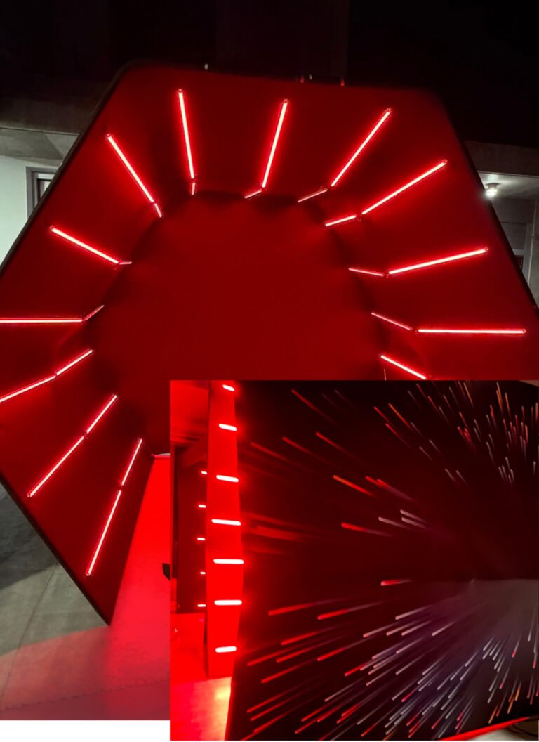 Hexagon LED Tunnel Cyprus - Oh Snap Photobooth Cyprus